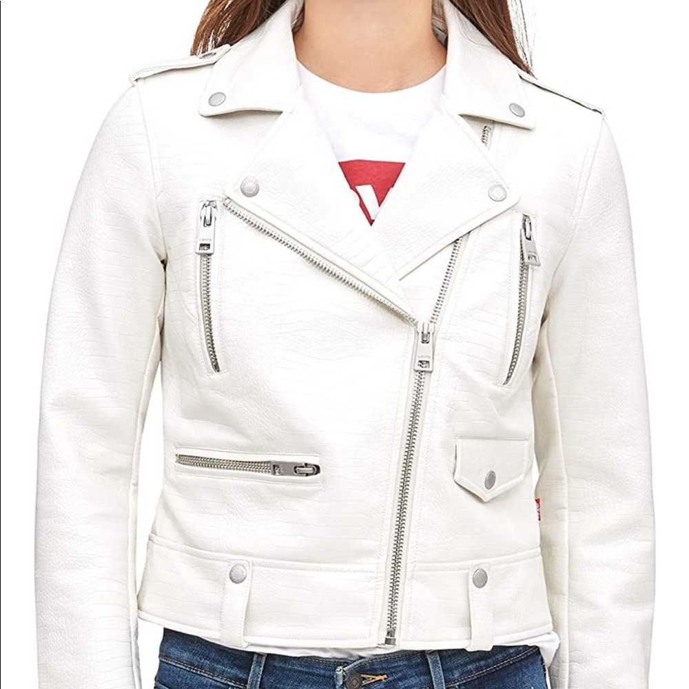 Levi’s Cream Leather Jacket - Gem